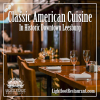 Serving American Cuisine in Leesburg Virginia - Lightfoot Restaurant